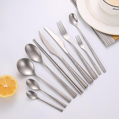 新纪元复古做旧304不锈钢餐具西