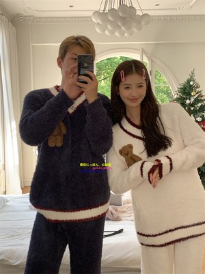 正品GP情侣软绵绵小熊睡衣家居服