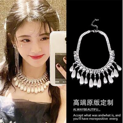 Tassel necklace personalized clavicle chain necklace women