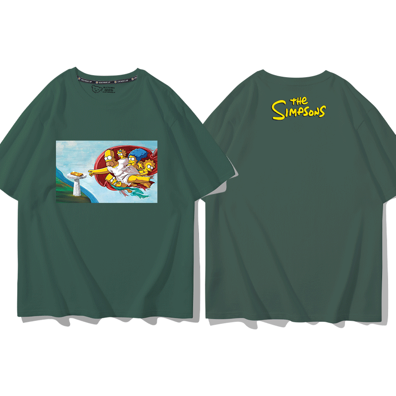 纯棉T恤男女夏季新款宽松百搭