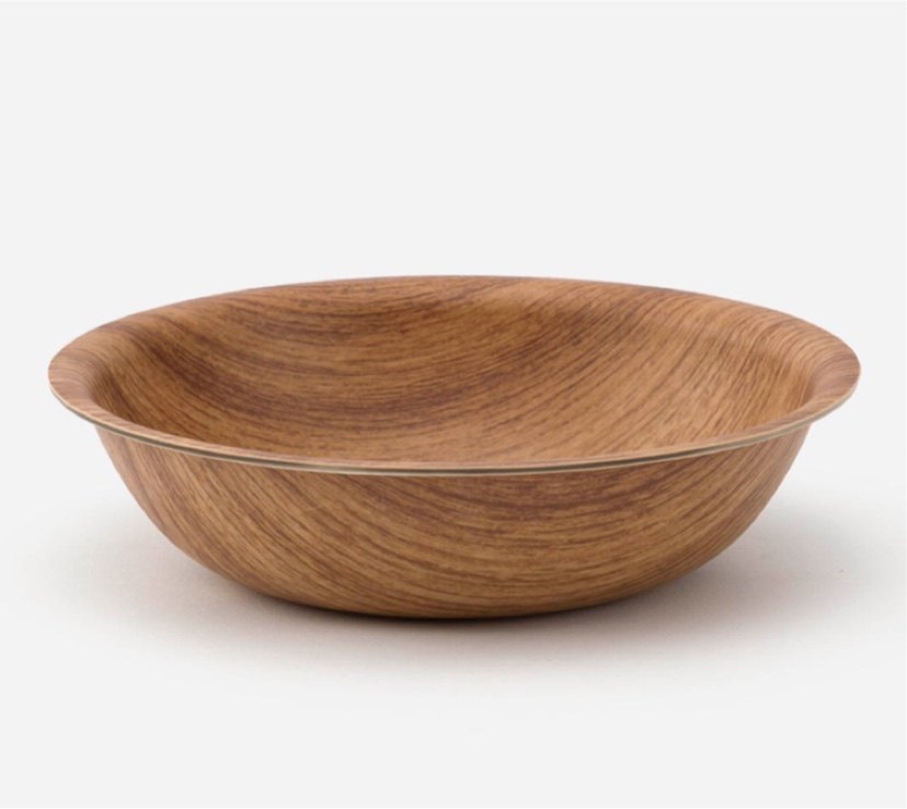 日本代购keyuca木色碗水果沙拉早餐日式轻量方形深碗拼邮_虎窝淘