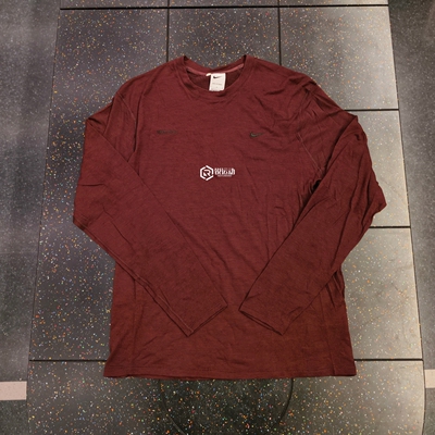 耐克男羊绒混纺透气长袖运动毛衣