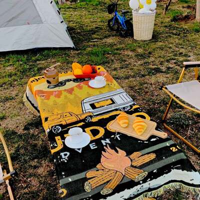 Outdoor camping blanket, moisture-proof picnic mat户外露营毯