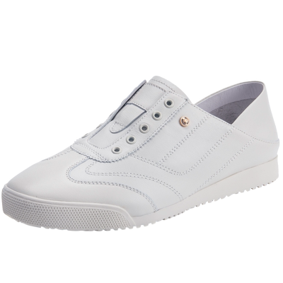 万里休闲女鞋简约舒适坡跟