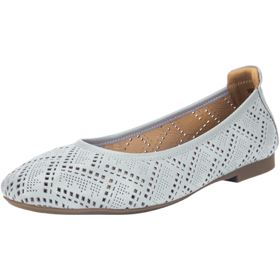 万里休闲单鞋简约透气真皮女鞋