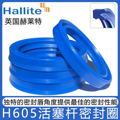 进口赫莱特油封HALLITE活塞杆密封圈605型20*28/30*5/5.7/6/6.3/7