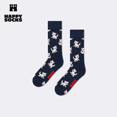 【春夏款】Happy Socks潮牌设计师个性创意袜子百搭时尚中筒袜