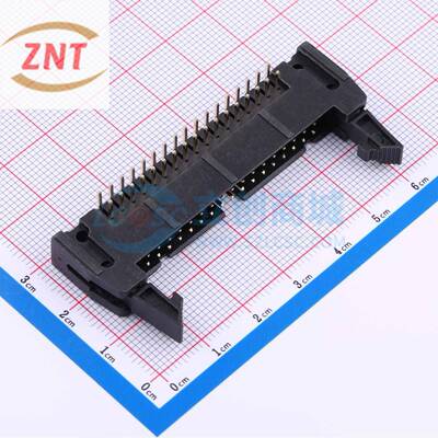 连接器 DS1011-34RBSiB7-B P=2.54mm 2x17P 牛角扣