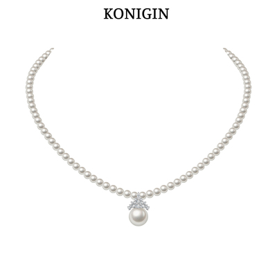 925纯银施家珍珠项链女