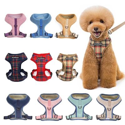 Durable Lattice Pet Harness Leash Set for Dogs 120cm Walking