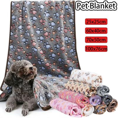 Soft Fluffy High Quality Pet Blanket Flannel Dog Sleep Blank