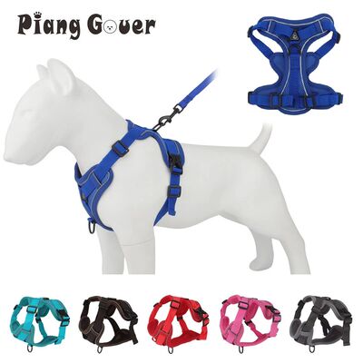 Reflective Dog Harness Leashes Set Puppy Chest Strap Vest fo