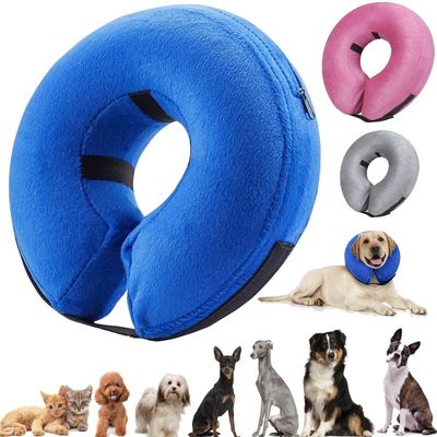 Dog Collar After Surgery Protective Inflatable Soft Blow Up