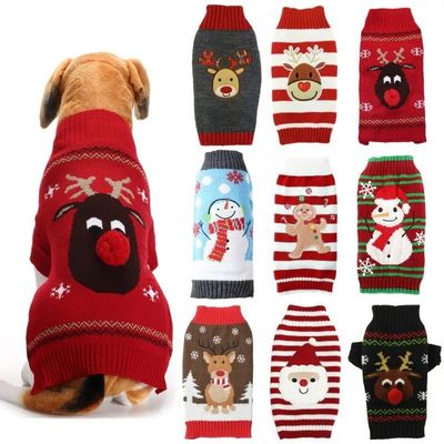Christmas Warm Clothes for Dogs Small Medium Large Dog Winte