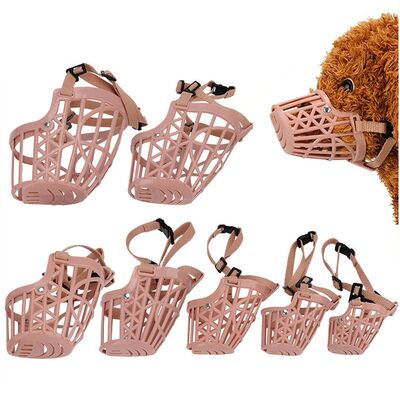 Puppy Big Dog Muzzle Safety Breathable Pet Mouth Mask for Sm