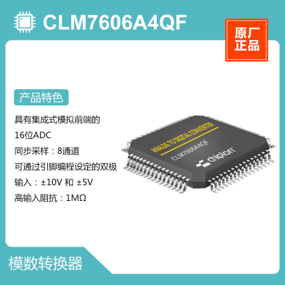 CLM7606A4QF ADC，启珑国产品牌，与ADS8588SIPMR完全兼容替代