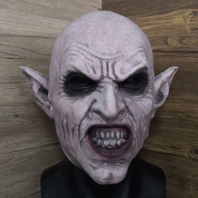 Nosferatu Grey Vampire Latex Scary Halloween Mask Terror Gho