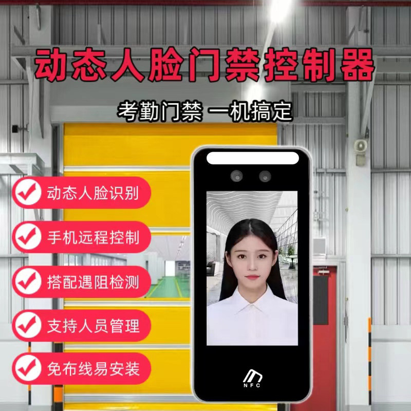 Electric Door with Facial Recognition, Vehicle Sensor, Garage Rolling ...