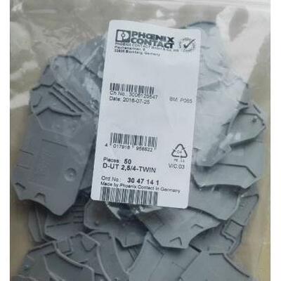 非实价议价议价 端板 D-UT2.5/4-TWIN 订货号3047141非实价议价议