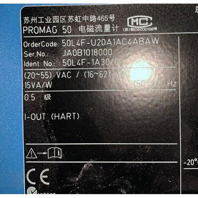 非实价议价议价E+H电磁流量计PROMAG 50L4F-U20A1AC4ABAW 50L4F-1