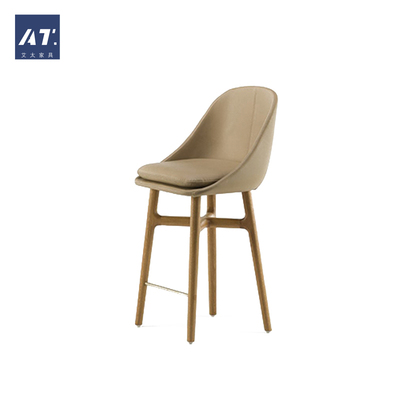 AIVTAI/进口实木 创意设计师家具 solo bar stool酒吧高脚吧凳