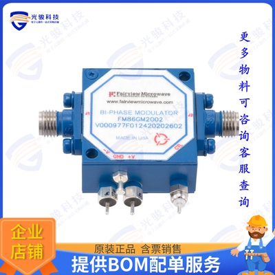 FM86GM2002 射频元件BIPHASE MODULATOR SMA 2GHZ-4GHZ