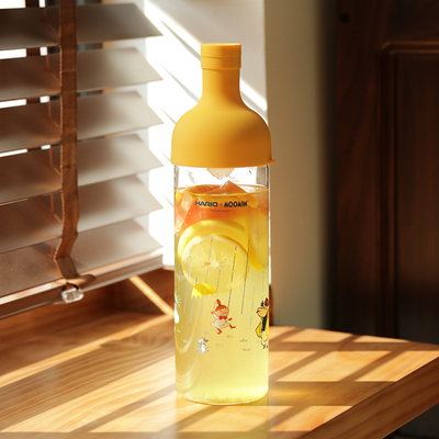 HARIO姆明冷萃壶耐热玻璃日式冷萃冷泡咖啡冷泡茶壶艺术联名系列