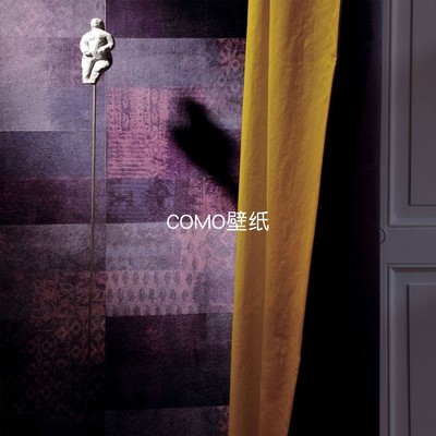 COMO 法国进口Elitis动物皮毛纹紫色电视背景墙纸VP65404 VP65405