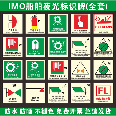 夜光防火逃生二氧化碳泡沫标志