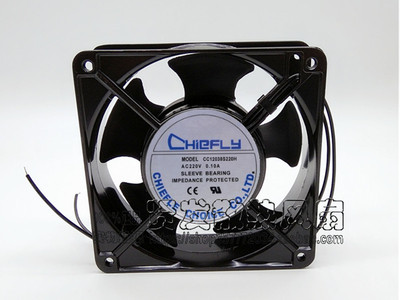 原装CHIEFLY CC12038S220H 220V 12038 12CM 0.10A 机柜 散热风扇