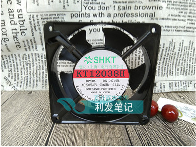 全新 KT12038H散热风扇 120S/B 2123HSL轴流风机 220V-240V