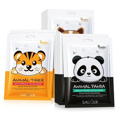 5pcs Cartoon Moisturizing Face Mask Facial skincare Brighten