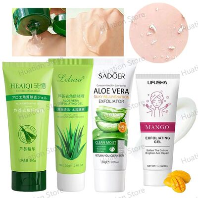 Face Exfoliating Gel Aloe Vera Facial Exfoliating Scrub Clea