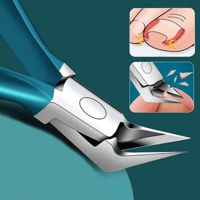Stainless Steel Toenail Clipper Straight Blade for Ingrown &