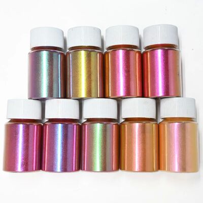10g/Jar Mirror Chameleon Pigment Pearlescent Epoxy Resin Gli