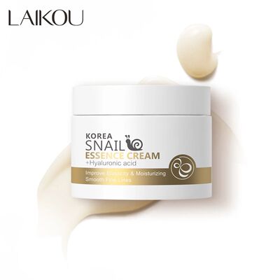 Snail Face Cream Hyaluronic Acid Moisturizing Cream Smoothin