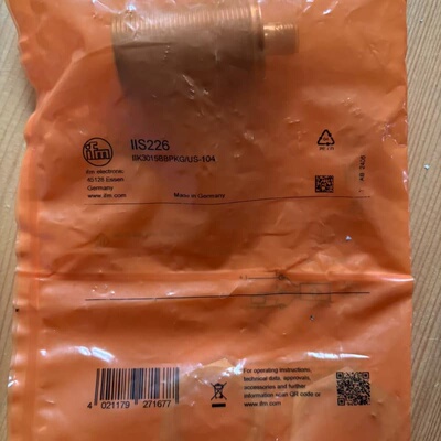 IIS226，易福门接近开关，数量1个，24年，实物拍摄，全--议价商