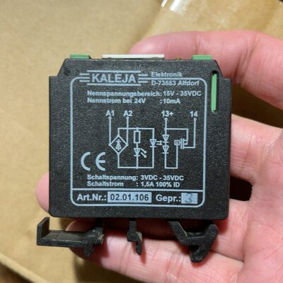 KALEJA安全继电器 D-73553 Aifdorf 02--议价商品