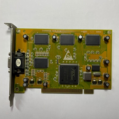 正品波粒监控卡V2.4 DVR9808 程八路监控视频采集卡--议价商品