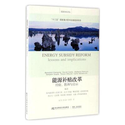 能源补贴改革:经验、教训与启示:lessons and implications本尼迪克特·克莱门茨  经济书籍
