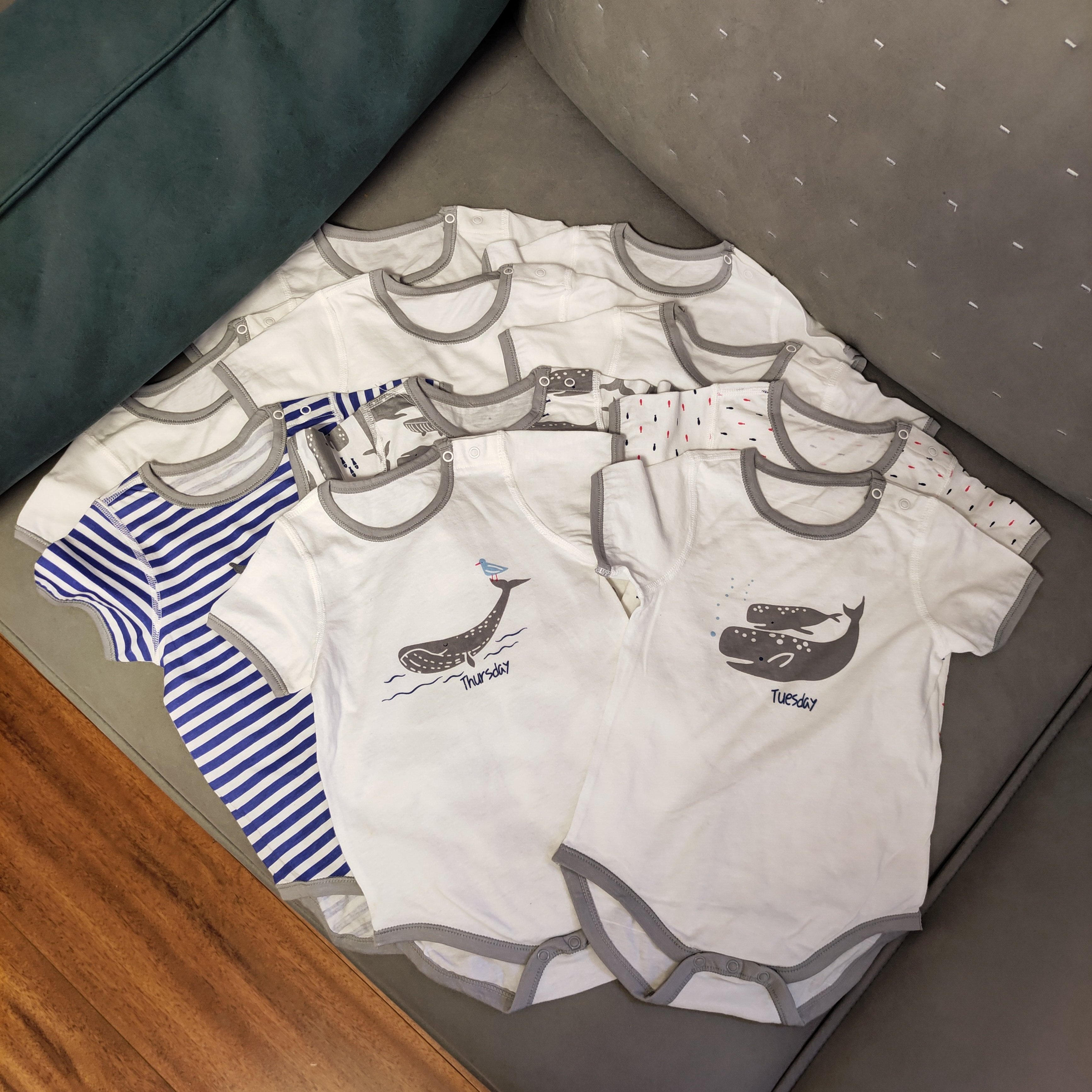 宝宝纯棉包屁衣夏季婴幼儿短袖三角爬服薄款哈衣连身衣全棉gb撤柜