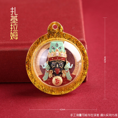 西藏矿物质彩绘擦擦佛像