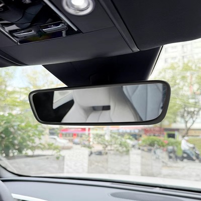 适用极氪001/长安启源A07/哈弗大狗车内后视镜保护套硅胶边框配件