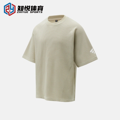 阿迪达斯男士短袖针织T恤透气运动休闲上衣KW0108 KW0106 KW0107