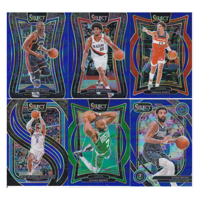 球星卡格林亨德森乔丹普尔亚历山大杰伦布朗欧文蓝折24-25select