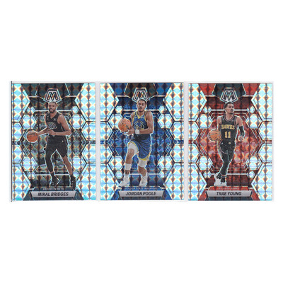 球星卡 米卡尔布里奇斯 乔丹普尔 特雷杨 折射帕尼尼22-23mosaic