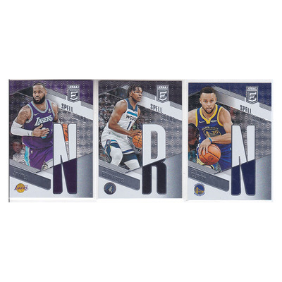 球星卡勒布朗詹姆斯N爱德华兹R库里N字母特卡帕尼尼22-23elite