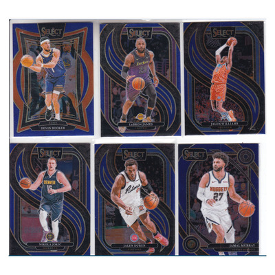 球星卡布克勒布朗杰伦威廉姆斯约基奇杜伦穆雷蓝24-25select