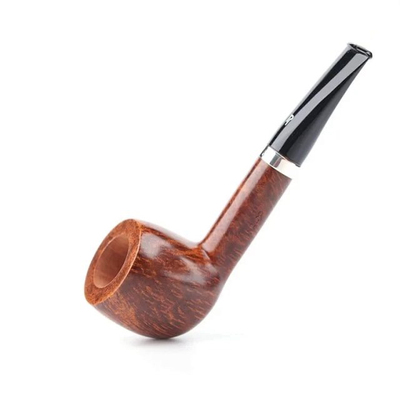 意大利Rinaldo里纳尔多YYY级别石楠木手工烟斗光面银圈