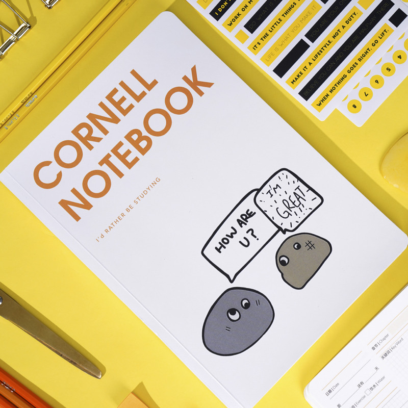 趁早X Kiera Ye瞬息全宇宙康奈尔手册5R记忆法学生高效课堂笔记本_虎窝淘